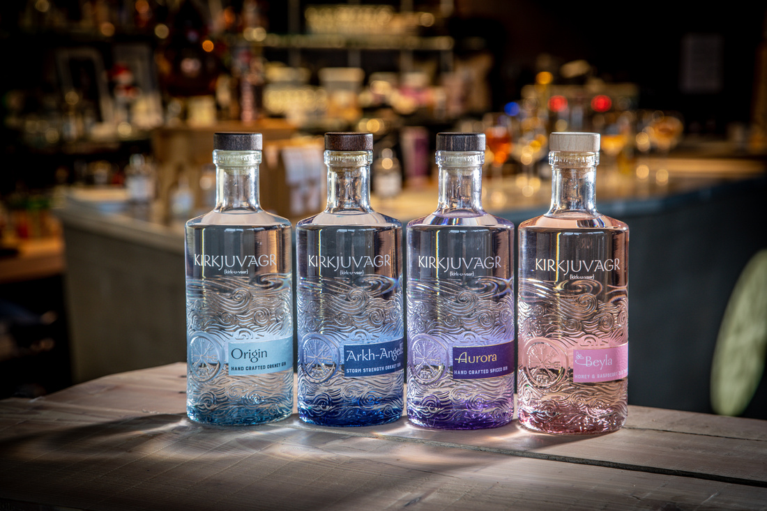 All change for Kirkjuvagr Gin | Orkney.com