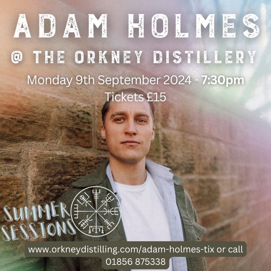 Adam Holmes at the Orkney Distillery | Orkney.com